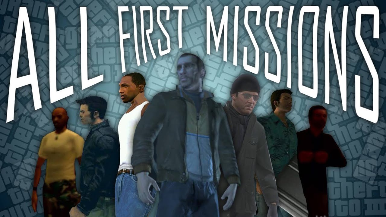 GTA Series: Intros / First Missions (GTA 3 - GTA 5) - YouTube