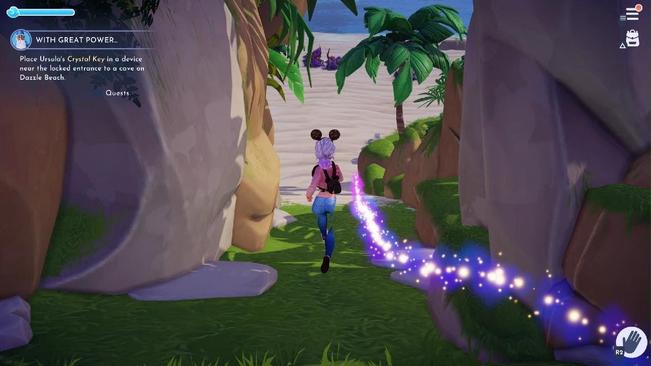 Place Ursula's Crystal Key Dizzle Beach / مهمة مفتاح أورسولا/Disney ...