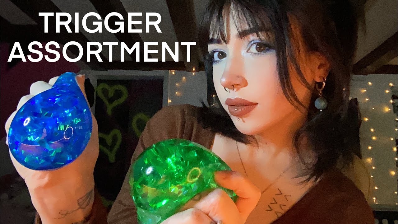 Random Trigger Assortment ASMR | Fidget Toys, Sensory Items, Tapping ...