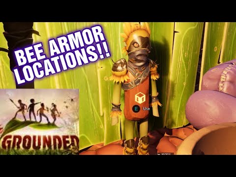GROUNDED HOW TO FIND THE HIDDEN BEE ARMOUR !! - YouTube