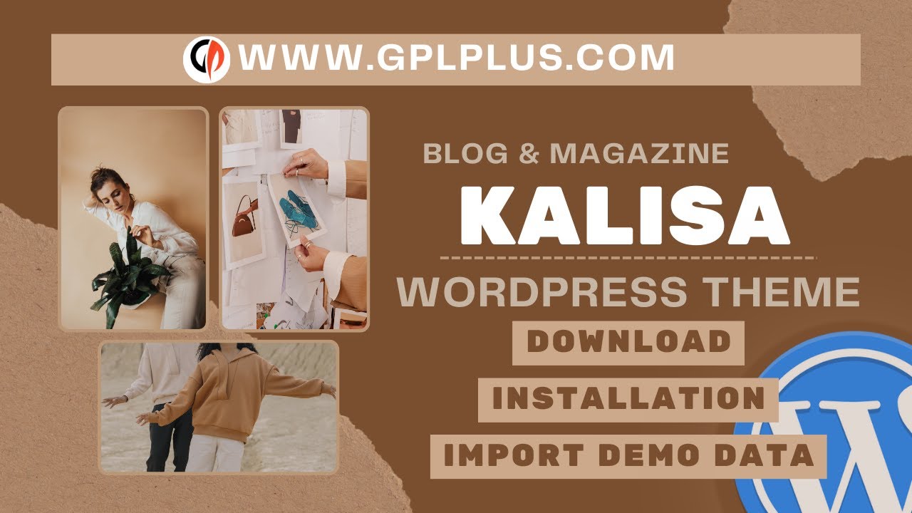 Kalisa - Blog & Magazine WordPress Theme , Download , Installation & Import Demo Data - YouTube