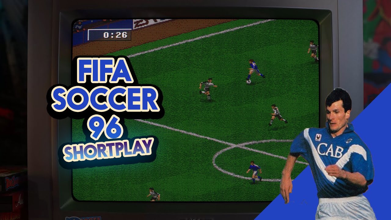 Fifa Soccer 96 - Argentina vs France (CPU vs CPU) | 1995 | 4k CRT ...