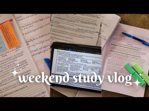 long weekend study vlog 🌿📚 - YouTube
