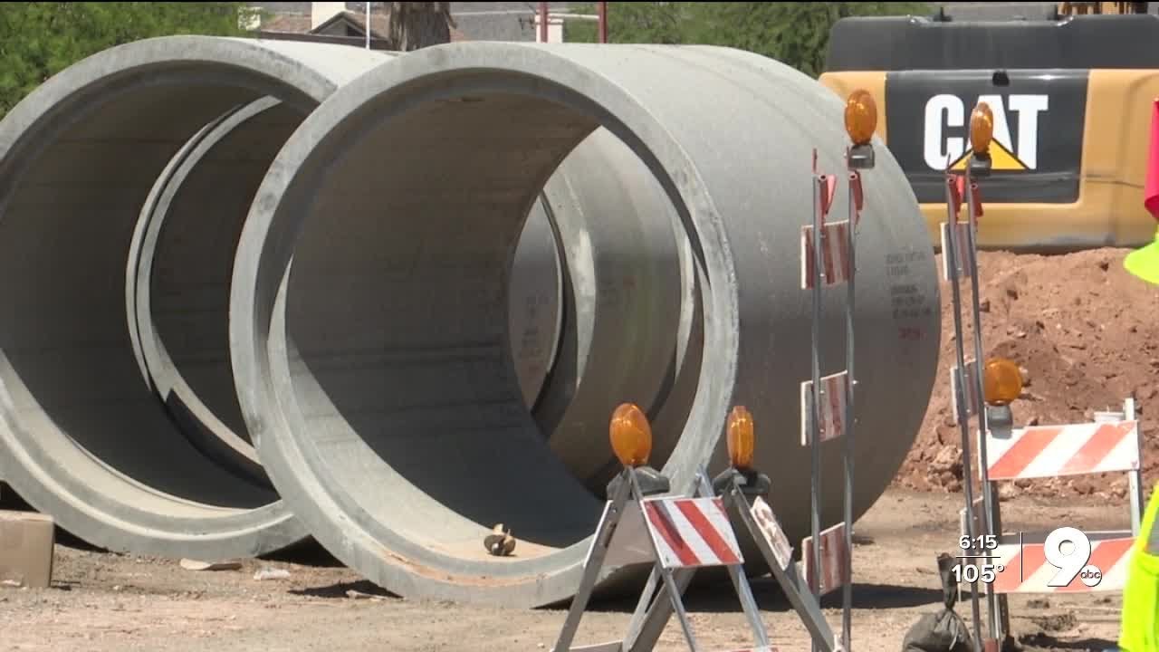 New underground drainage system to help monsoon storm water flow - YouTube