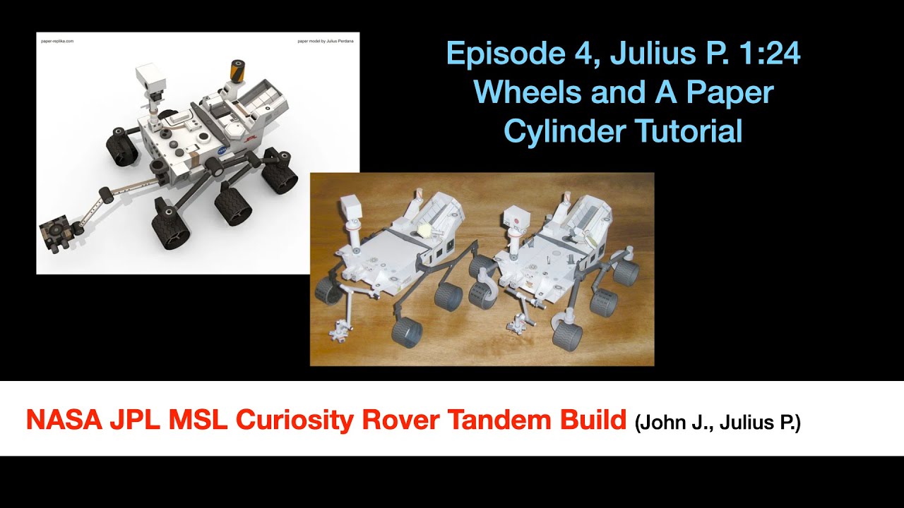 Curiosity Rover Papercraft