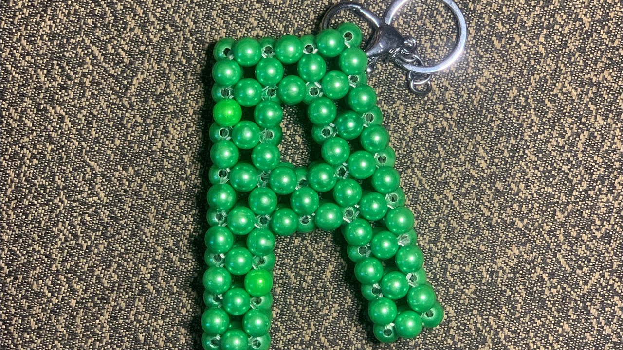 DIY Letter “A” Keychain - YouTube