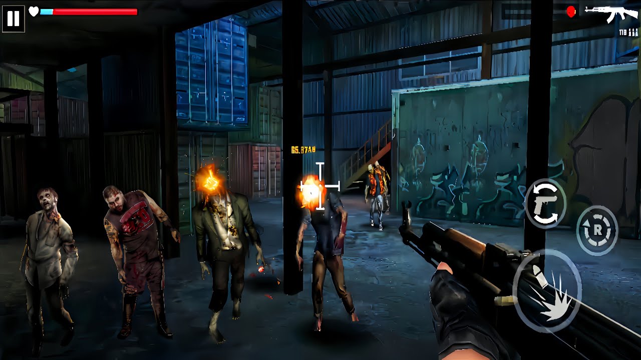 Zombie Fire Mission 971 Started | Ak 47 Classic And Epic Gun Zombie ...