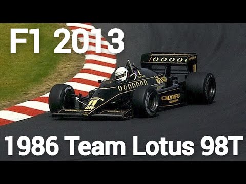 F1 2013 1980s Content | Brands Hatch | 1986 Team Lotus 98T - YouTube