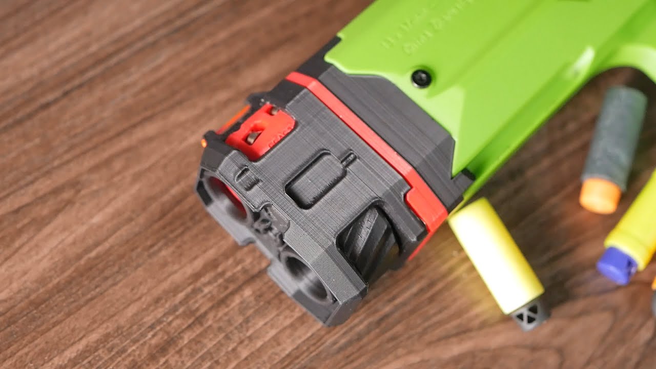 ZWQ S200 Fire Rat dart blaster - ball bear muzzle accuracy test - YouTube