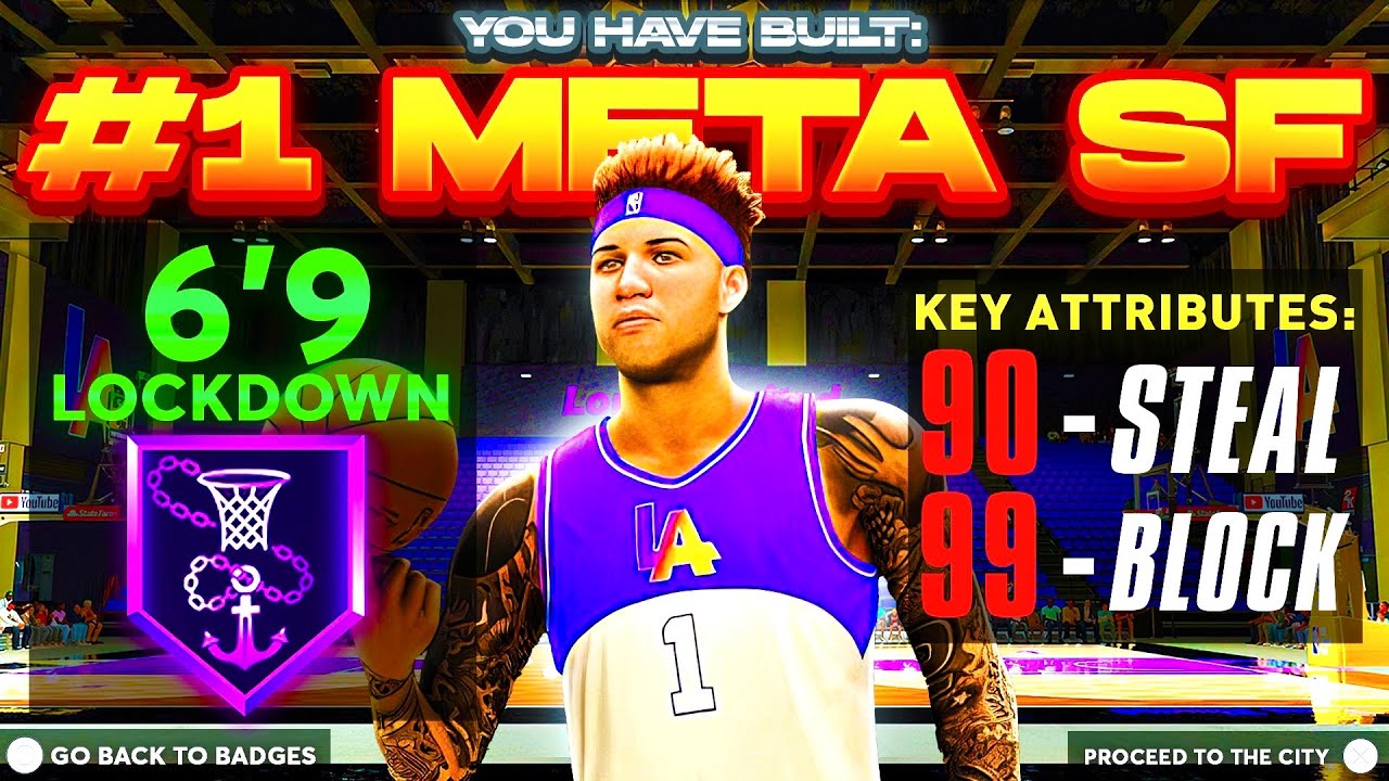 THE NEW META 6'9 LOCKDOWN BUILD IN NBA 2K23 COMP PRO AM! - YouTube