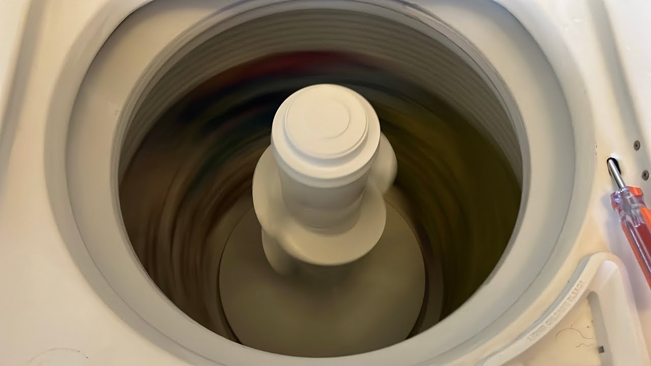 Whirlpool LSN1000JQ0 Washer, first wash video, [No Cuts] (Cycle monitor ...