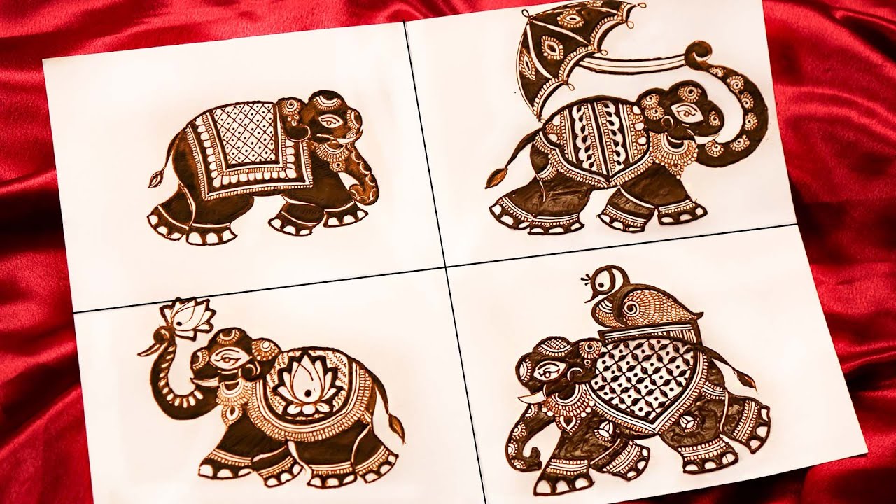 Beautiful Elephant Mehndi Designs | Latest Bridal Mehndi Designs ...