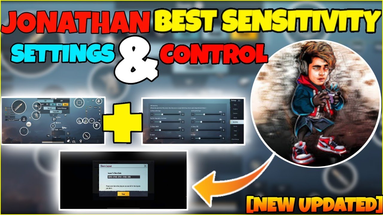 (2021)JONATHAN NEW BEST SENSITIVITY + SETTINGS | JONATHAN CONTROL CODE ...
