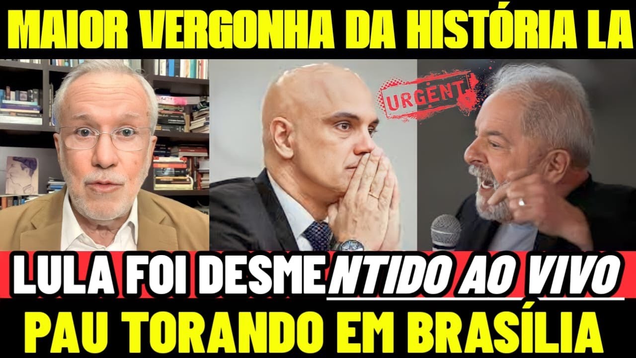 CAIU A MASCARA LULA DESMENTIDO EM REDE NACIONAL A CARA FOI NA LONA ...