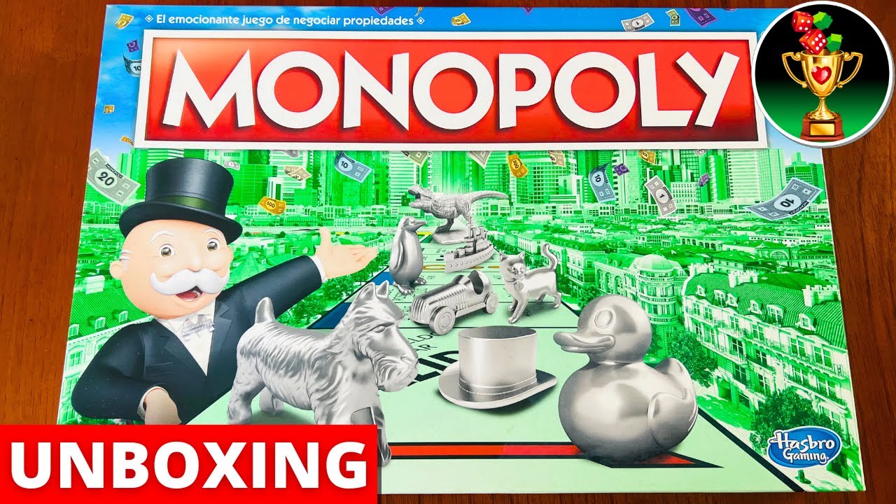 🎩MONOPOLY CLÁSICO ORIGINAL Unboxing Español [Nuevos Tokens!] Tablero ...