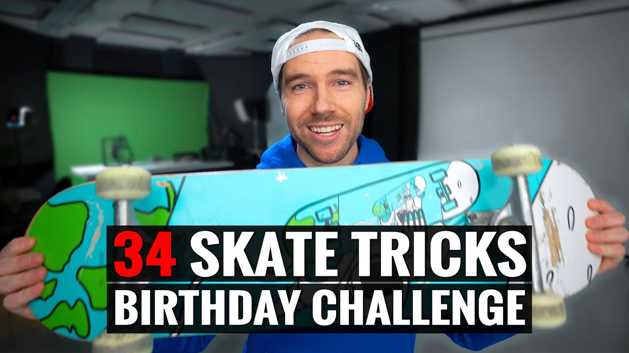 Skateboarding Flip Trick Challenge (Attempting 34 Different Flip Tricks ...