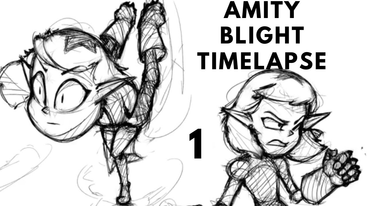 Amity Blight Sketch Timelapse 1//🦉🦉 - YouTube