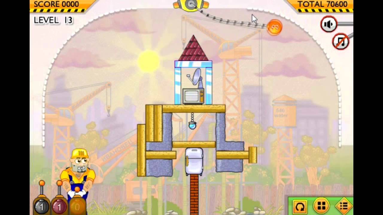 CoolMath Games - Building Demolisher 3 star Complete Walkthrough - YouTube