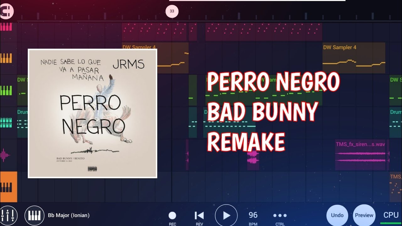 Perro Negro - Bad Bunny Ft Feid ( Fl Studio Mobile Remake) - YouTube