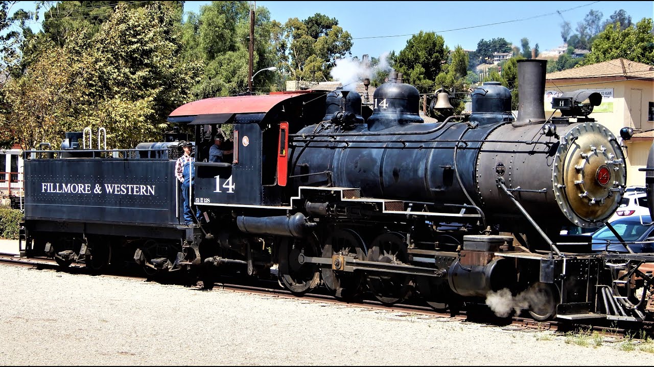 Steam Locomotive #14 Fillmore & Western Labor Day Weekend - YouTube