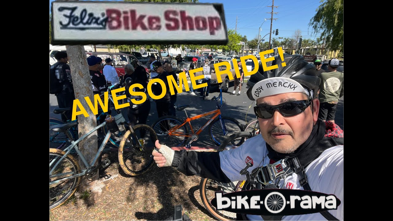 Felix's Bike Shop birthday ride! - YouTube
