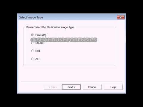 FTK imager: Creating an image file Using FTK Imager - YouTube