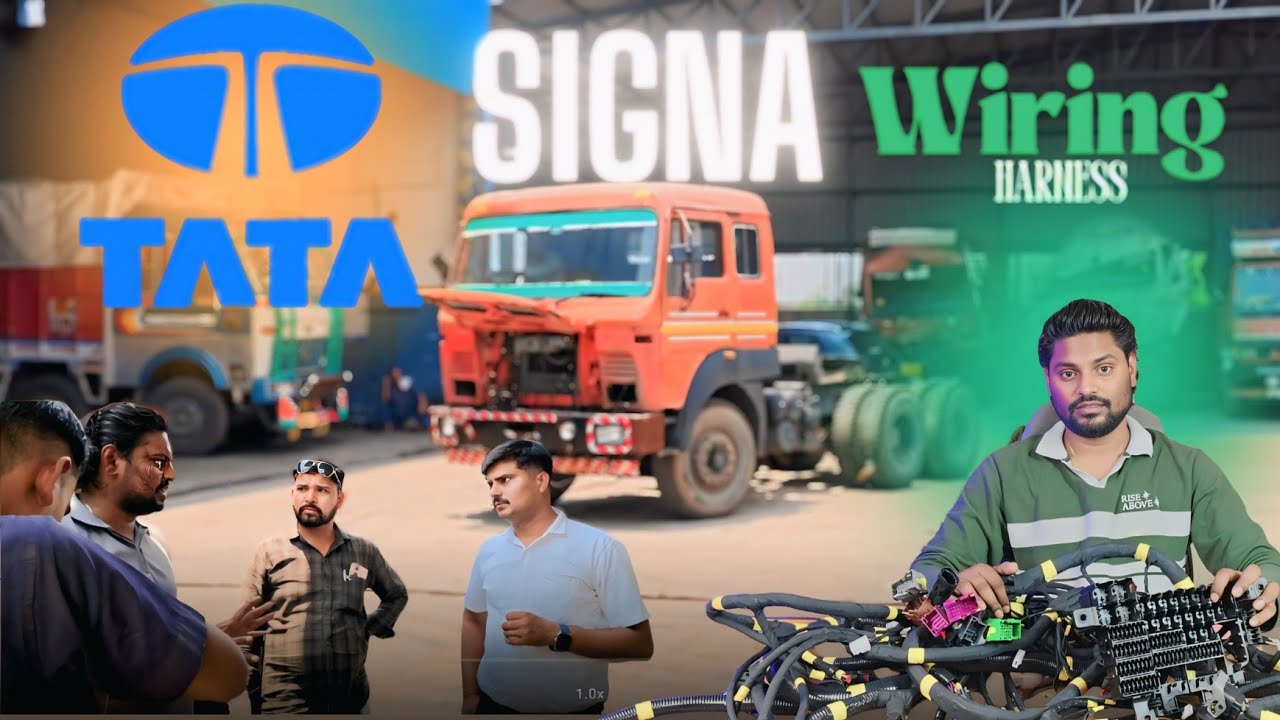Tata Signa BS4 Wiring Fitting की पूरी जानकारी #tatasignawiring - YouTube