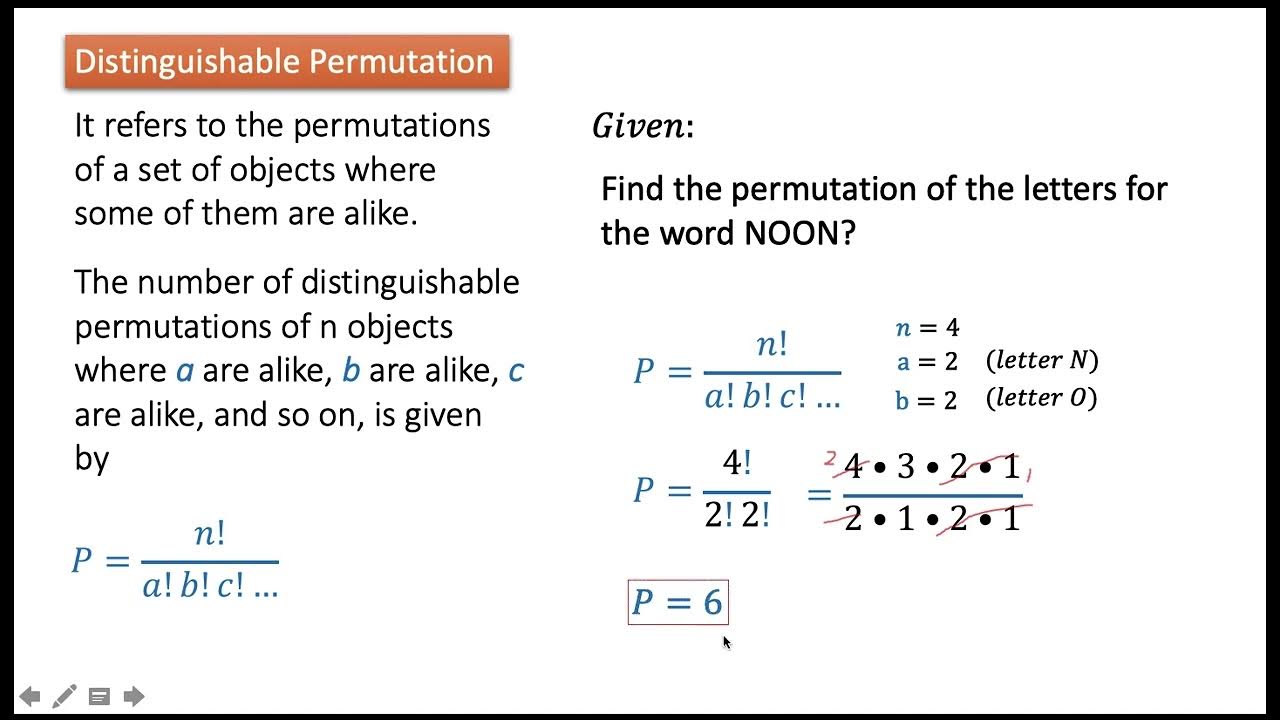 Distinguishable and Circular Permutation - YouTube