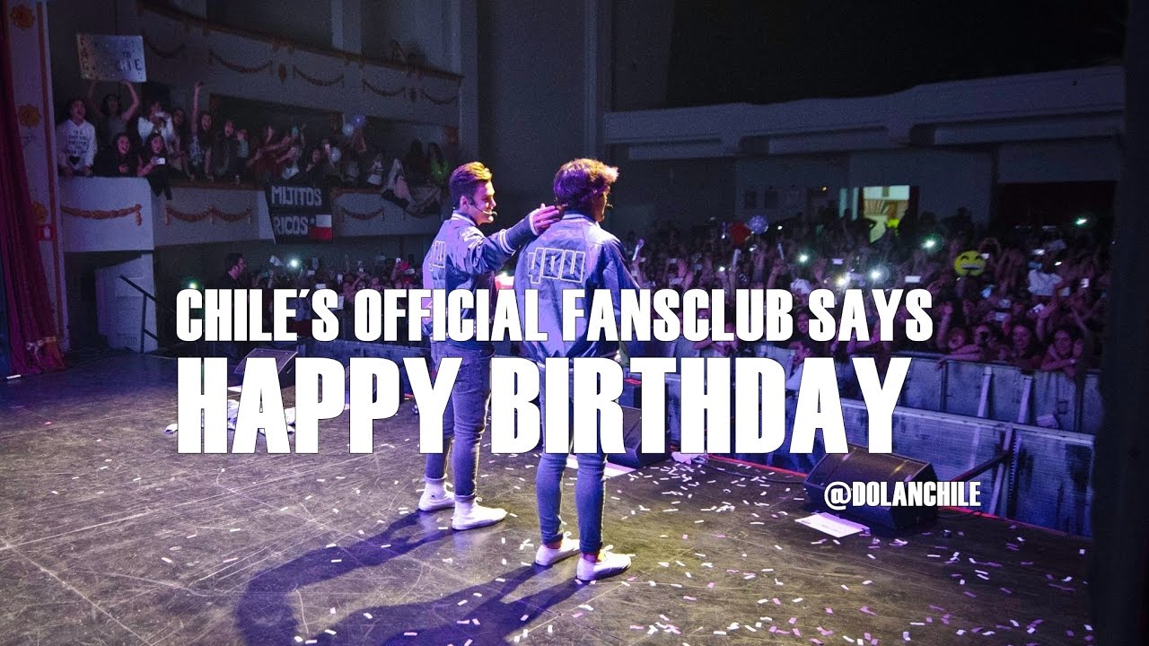 CHILE´S OFFICIAL FANSCLUB SAYS: HAPPY BIRTHDAY - YouTube