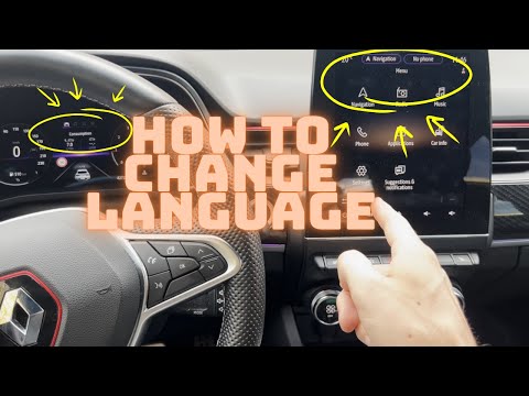 How to Change Language on Renault Display - Megane Tutorial