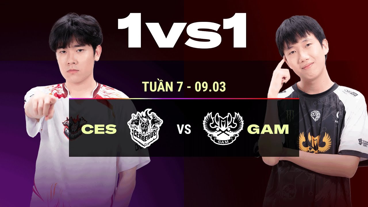 CES vs GAM | 1 vs 1 | VCS 2024 MÙA XUÂN - Tuần 7 | 09.03.2024 - YouTube