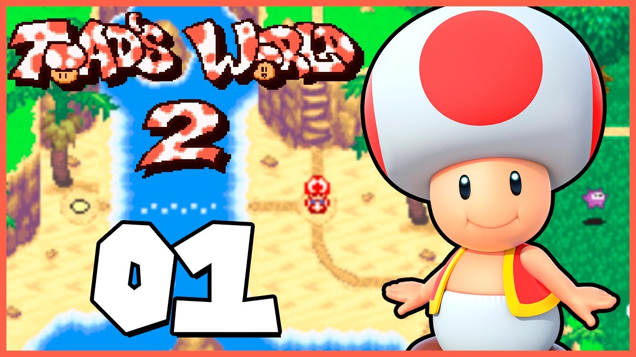 SMW:Toad's World 2 (Hard Mode) #01 World 1 & 2 (Beautiful Sunset ...