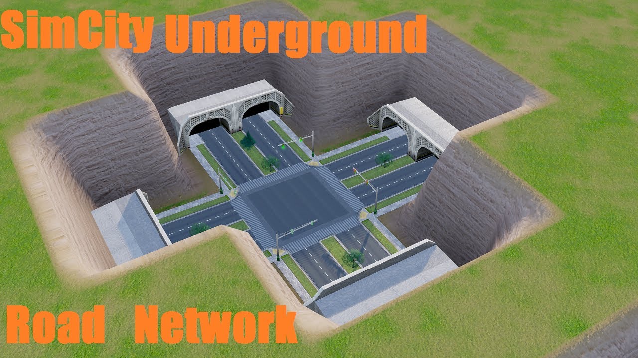 SimCity: Underground Road Network (Redux) After Update 10 - YouTube