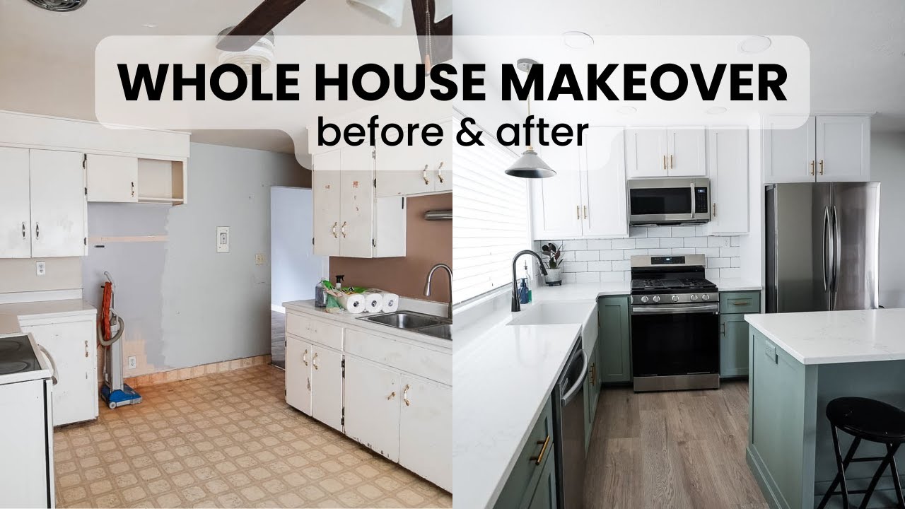 Real Life Whole House Makeover : See the Before & After Makeover - YouTube