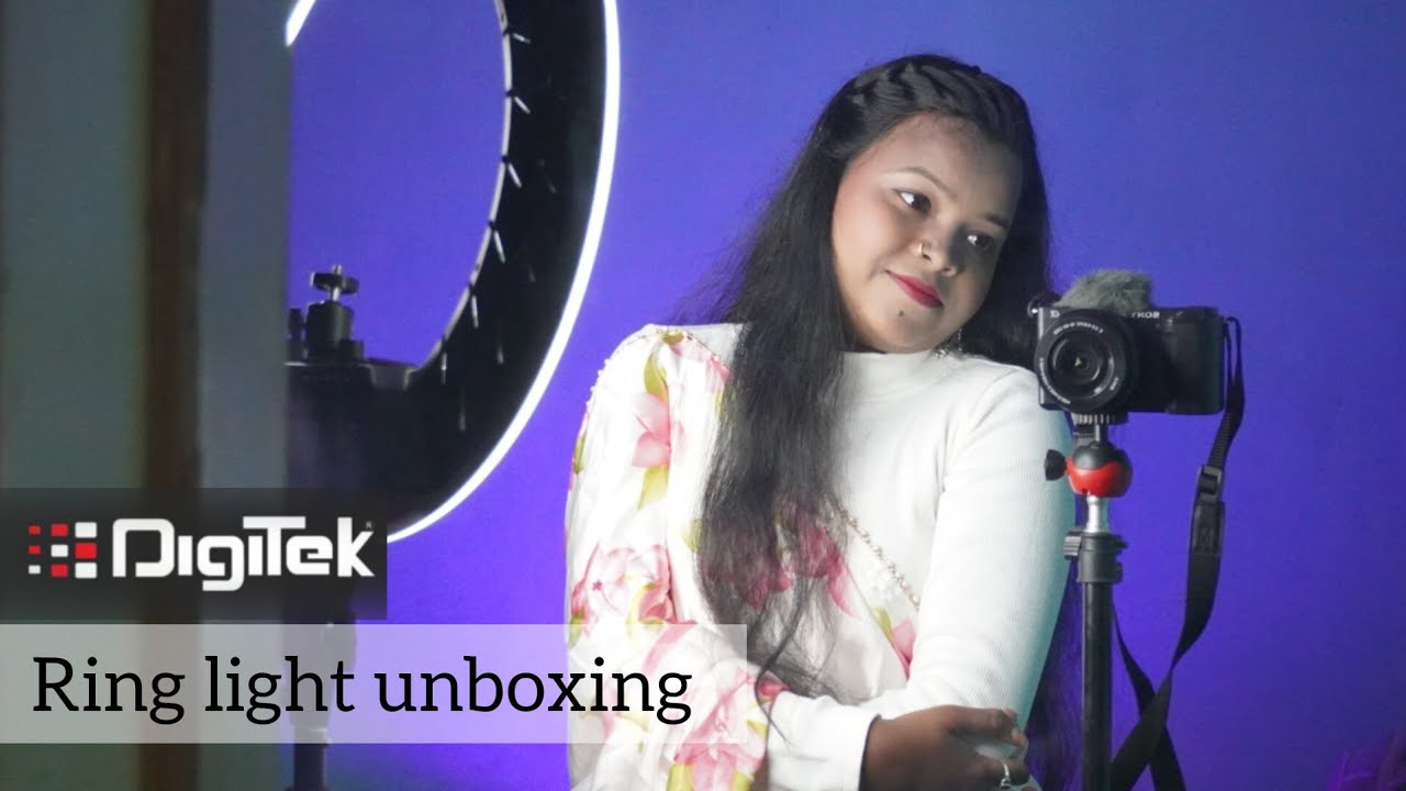 Digitek ring light unboxing || Digitek DRL 18RT review video || Best ...