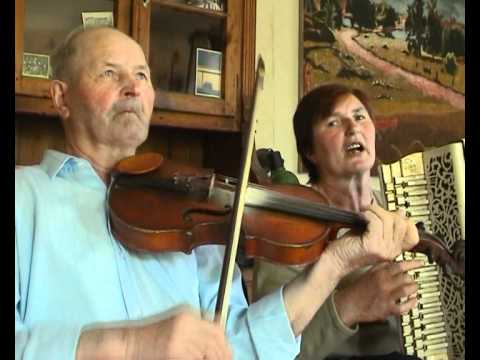 Stefan Kołaziński ze Zdunkowa (obecnie Zdanków) z córką Wiesławą ...