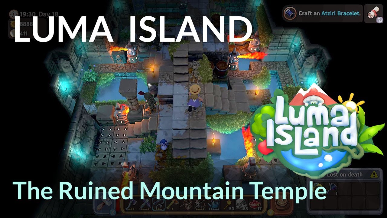 Luma Island | Playthrough (No Commentary) | The Ruined Mountain Temple ...