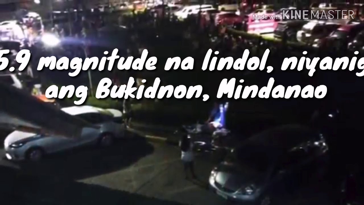 5.9 Magnitude lindol sa Bukidnon, Mindanao | November 18, 2019 - YouTube