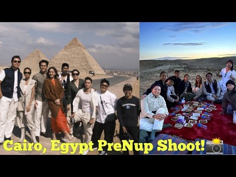 Maja Salvador & Rambo Nuñez FLY to Cairo, Egypt w/ GLAM TEAM & PHOTOGRAPHER for their PRE-NUP ...
