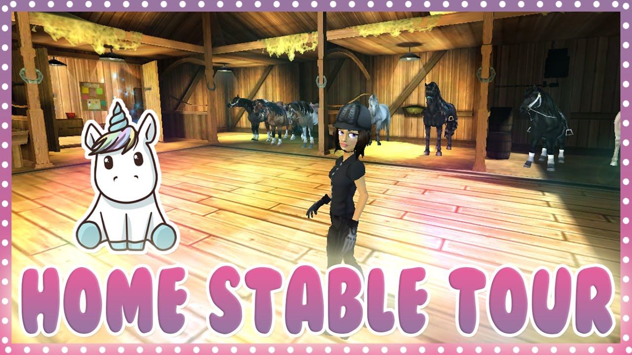 Home stable tour | Goodbye old home stable! | Star Stable - YouTube
