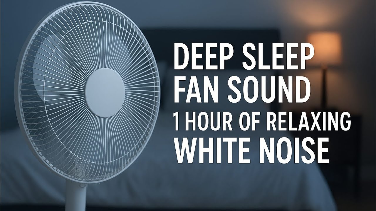 Soft Fan Sound for Relaxation and Stress Relief - YouTube