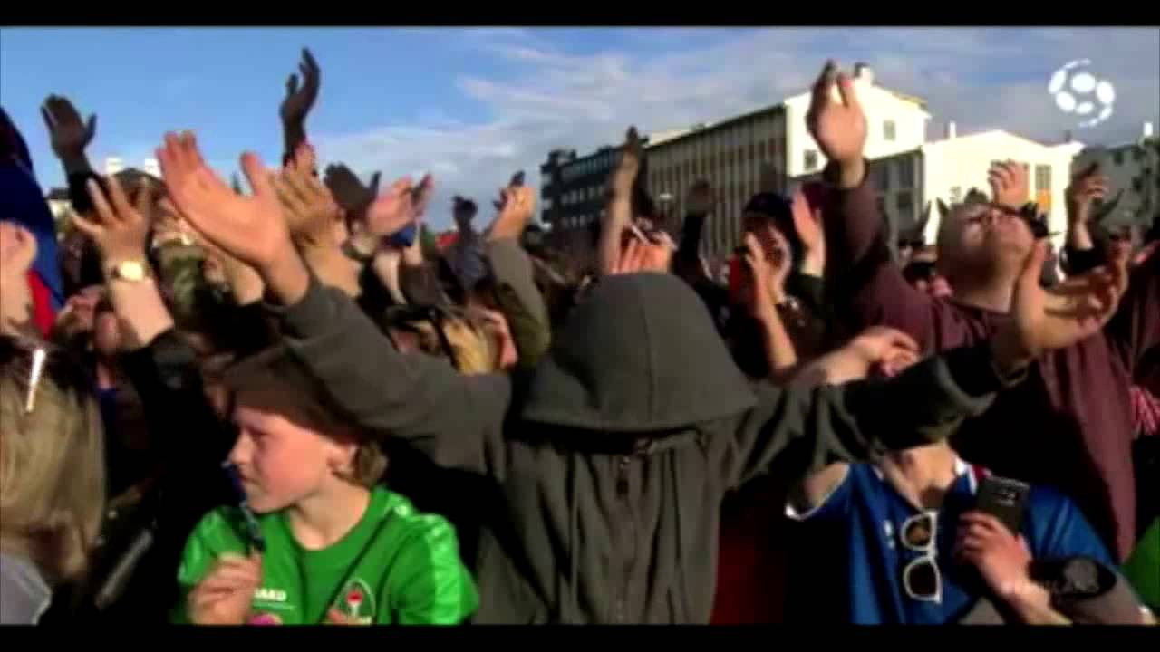 Iceland's Viking Clap: EURO 2016, or just really big Queen fans? - YouTube