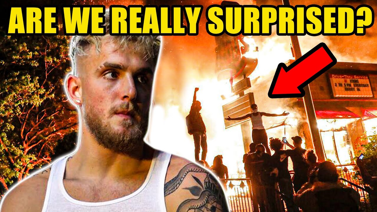 Jake Paul Caught Looting During Riots - YouTube