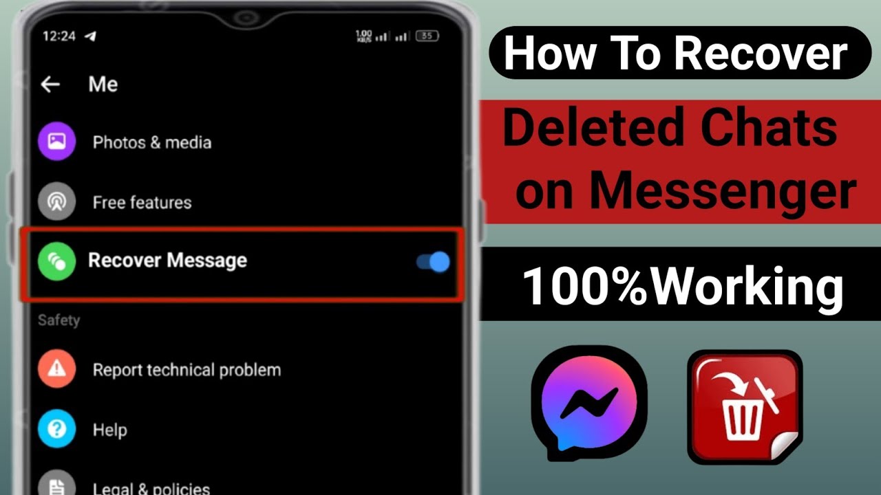 How to Recover Deleted Messages on Messenger 2024 - YouTube