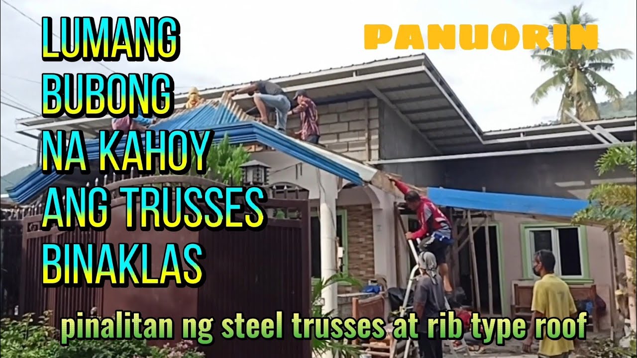 wood trusses and roofing demolition | steel trusses streamline with rib ...