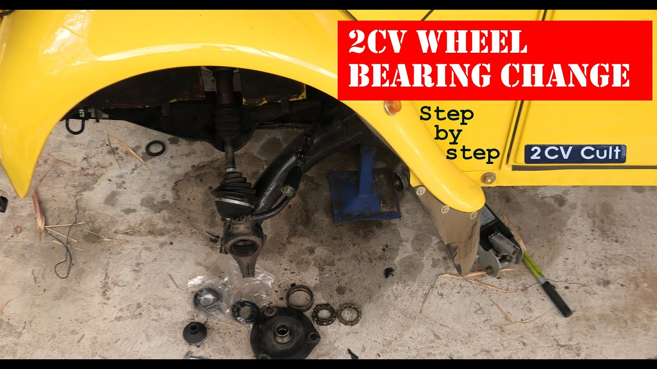 How to replace the wheel bearings on a Citroën 2CV - YouTube