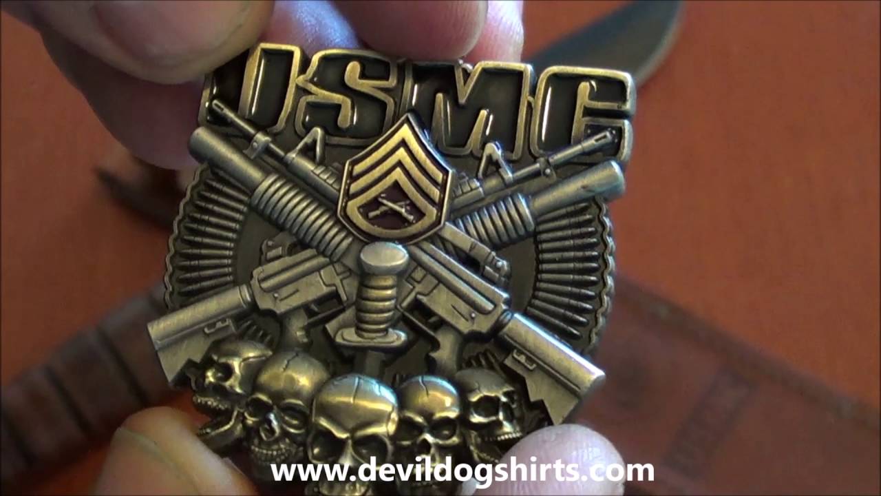 USMC Staff Sgt E6 Rank Coin - YouTube