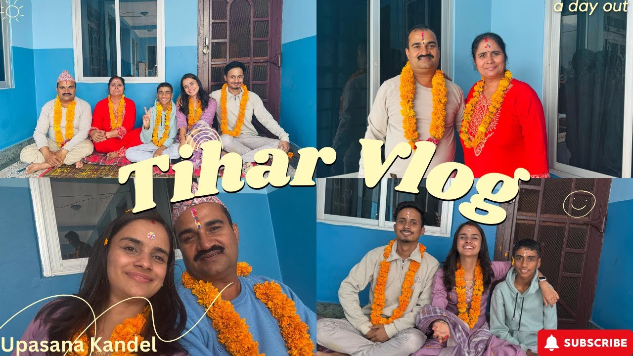 Tihar 2081. Celebrating Tihar with my brothers, Mama and Mummy in ...