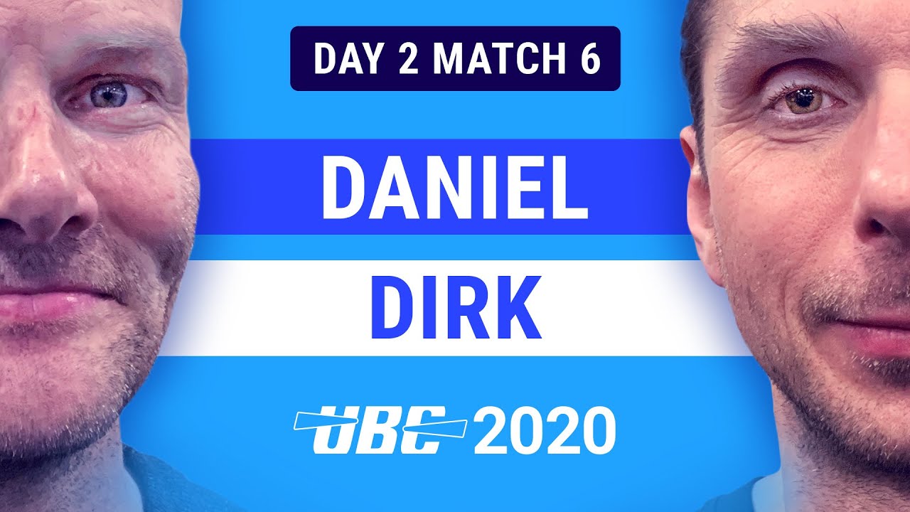 UBC 2020 (Day 2 Match 6): Daniel Sørensen vs. Dirk Schiemann - YouTube