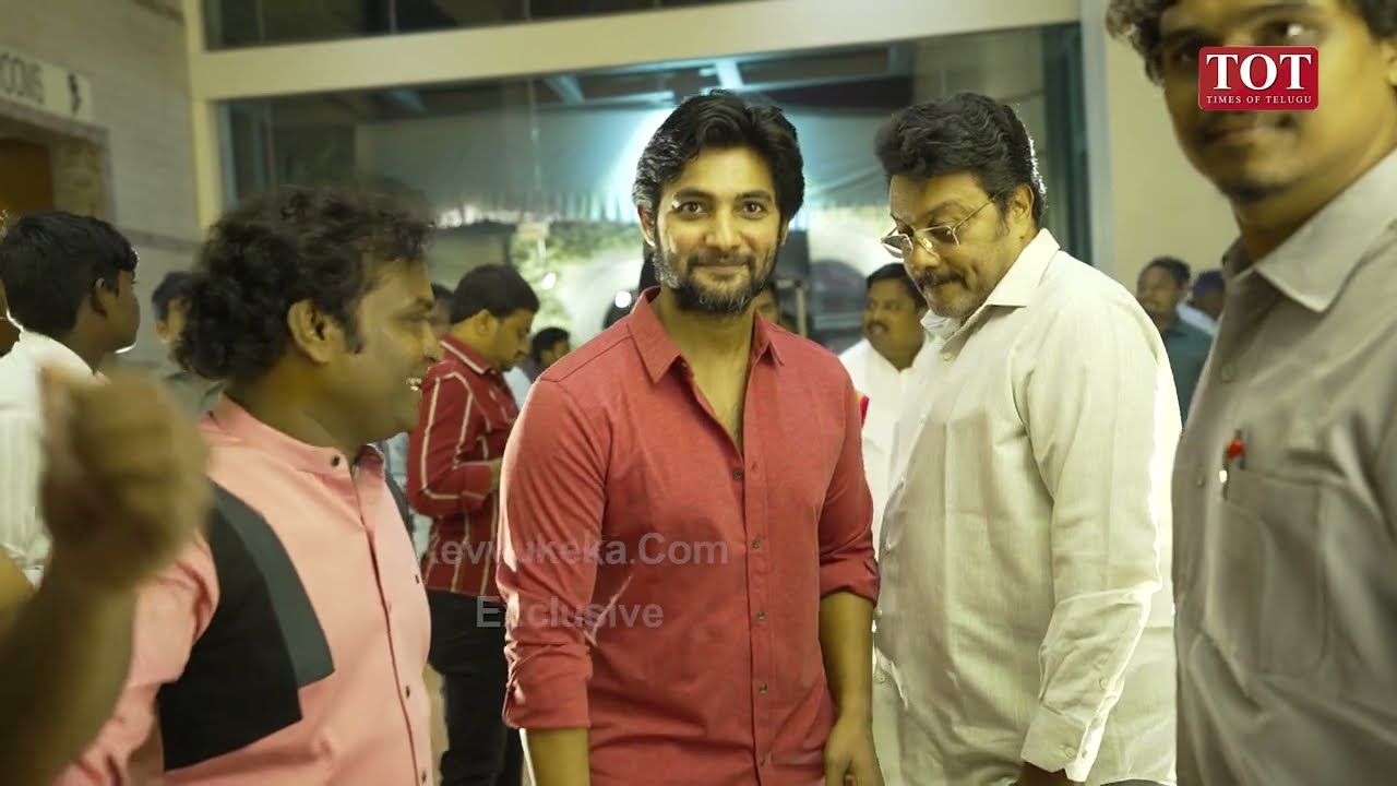 Aadi Sai Kumar Family & Sekhar Kammula Entry Visuals At Brahmanandam ...